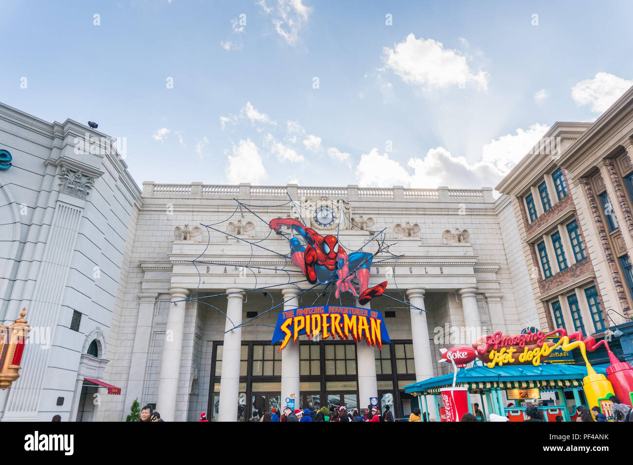 Osaka, Japan - Nov 24, 2017: The Amazing Adventures of Spider Man at ...