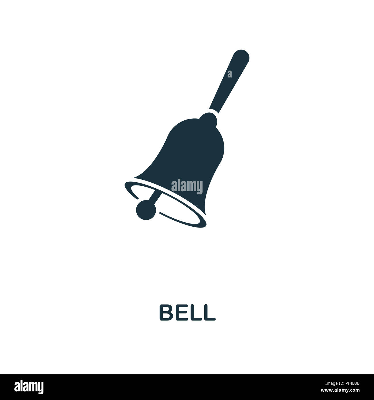 Bell creative icon. Simple element illustration. Bell concept symbol ...