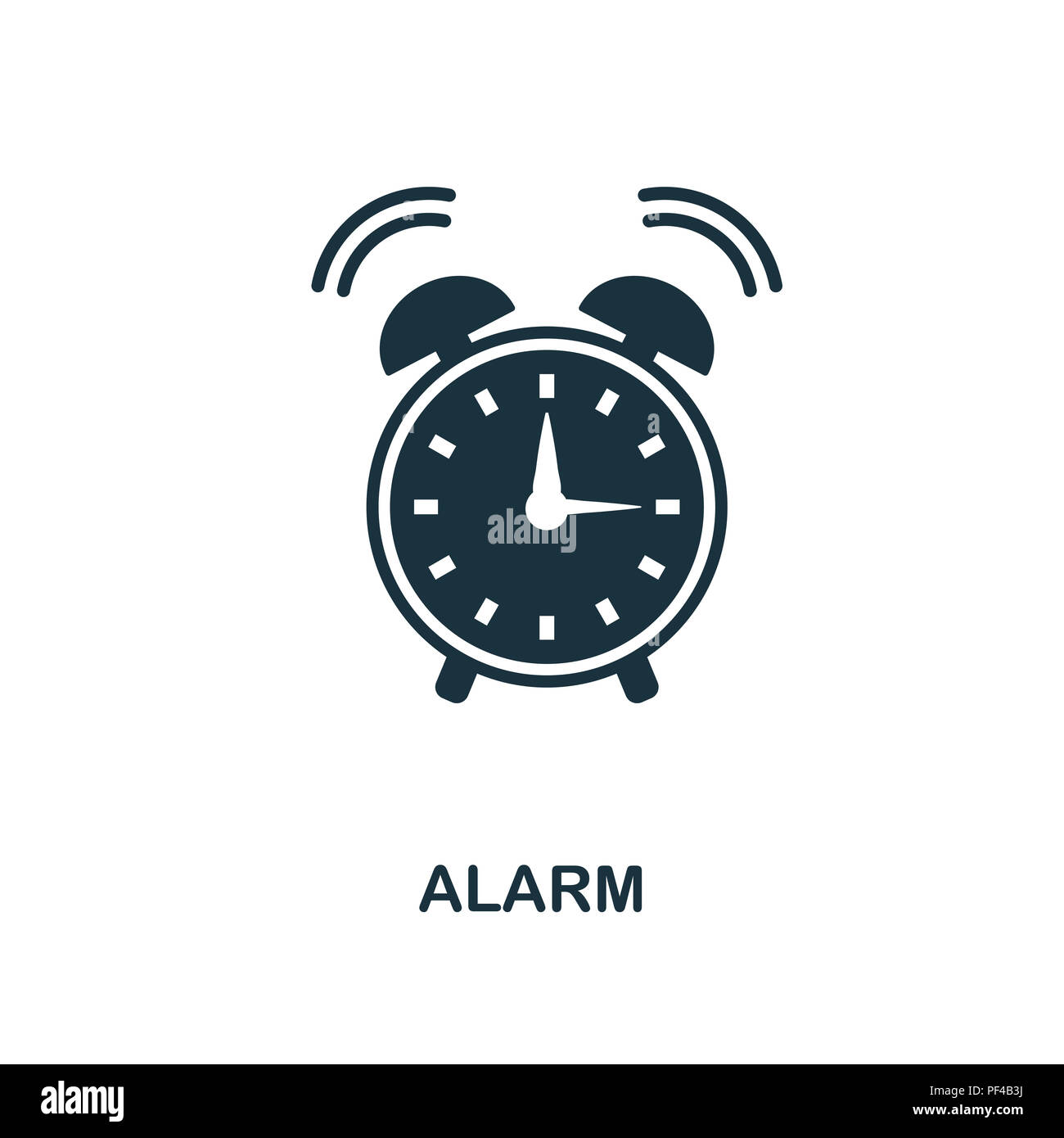 Alarm creative icon. Simple element illustration. Alarm concept symbol ...