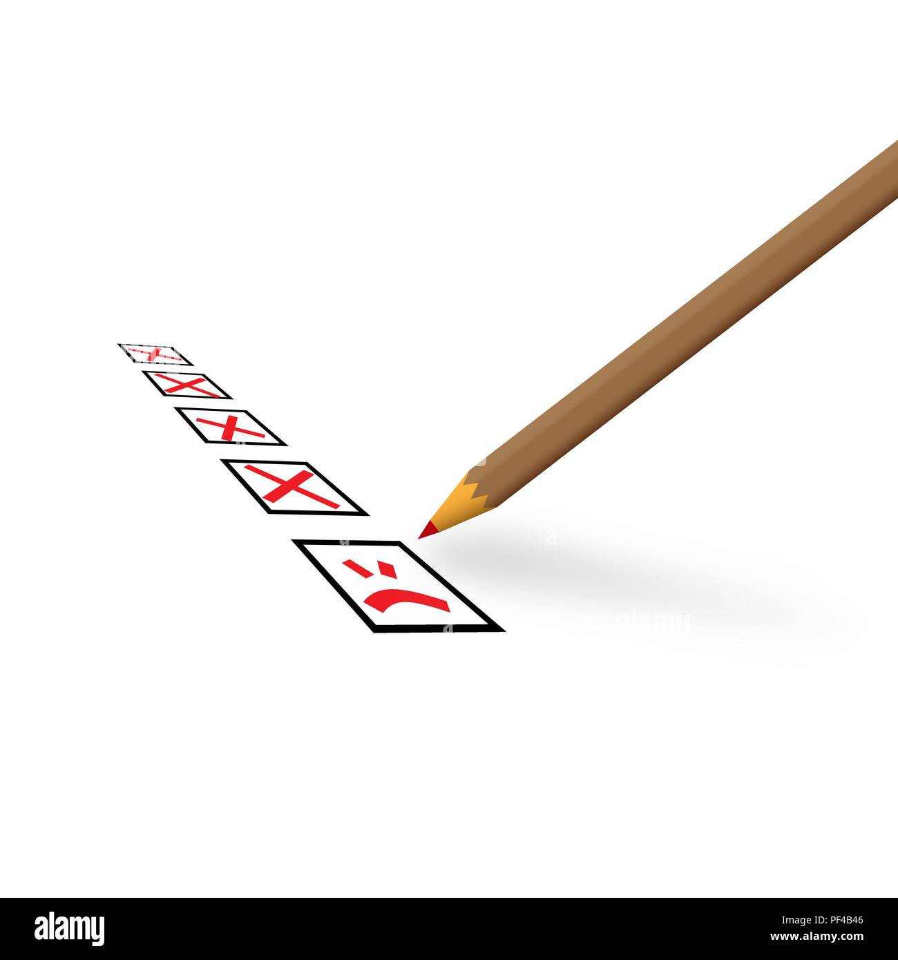 Pencil on graph Stock Vector Images - Alamy