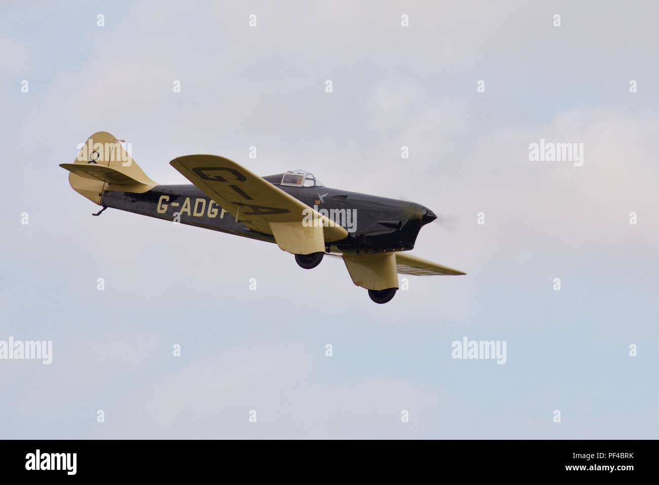 The sole surviving Miles Hawk Speed Six aircraft flying at Shuttleworth ...