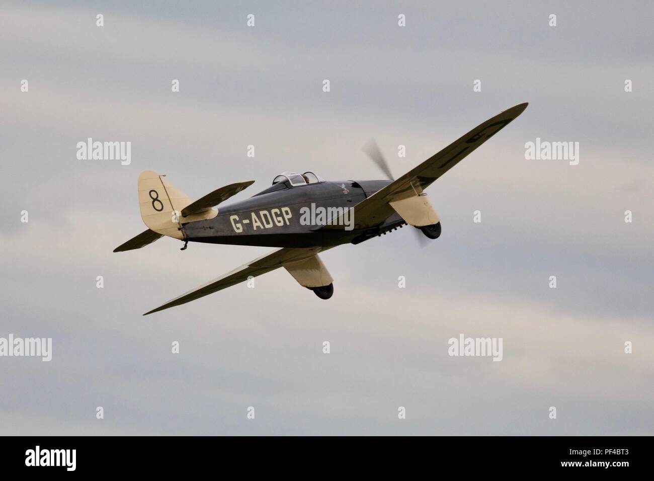 The sole surviving Miles Hawk Speed Six aircraft flying at Shuttleworth ...