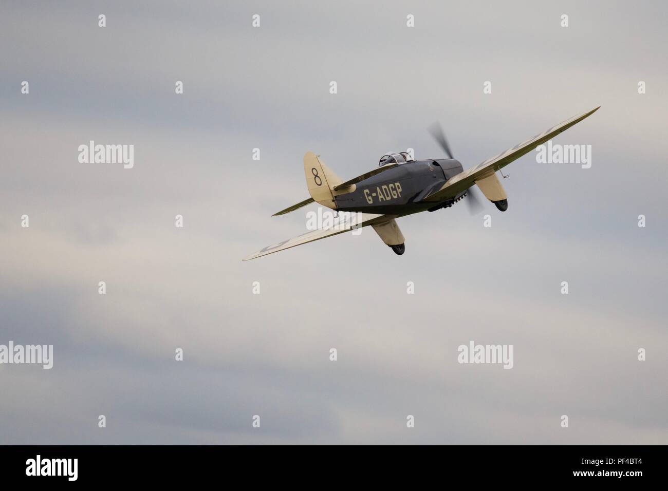 The sole surviving Miles Hawk Speed Six aircraft flying at Shuttleworth ...