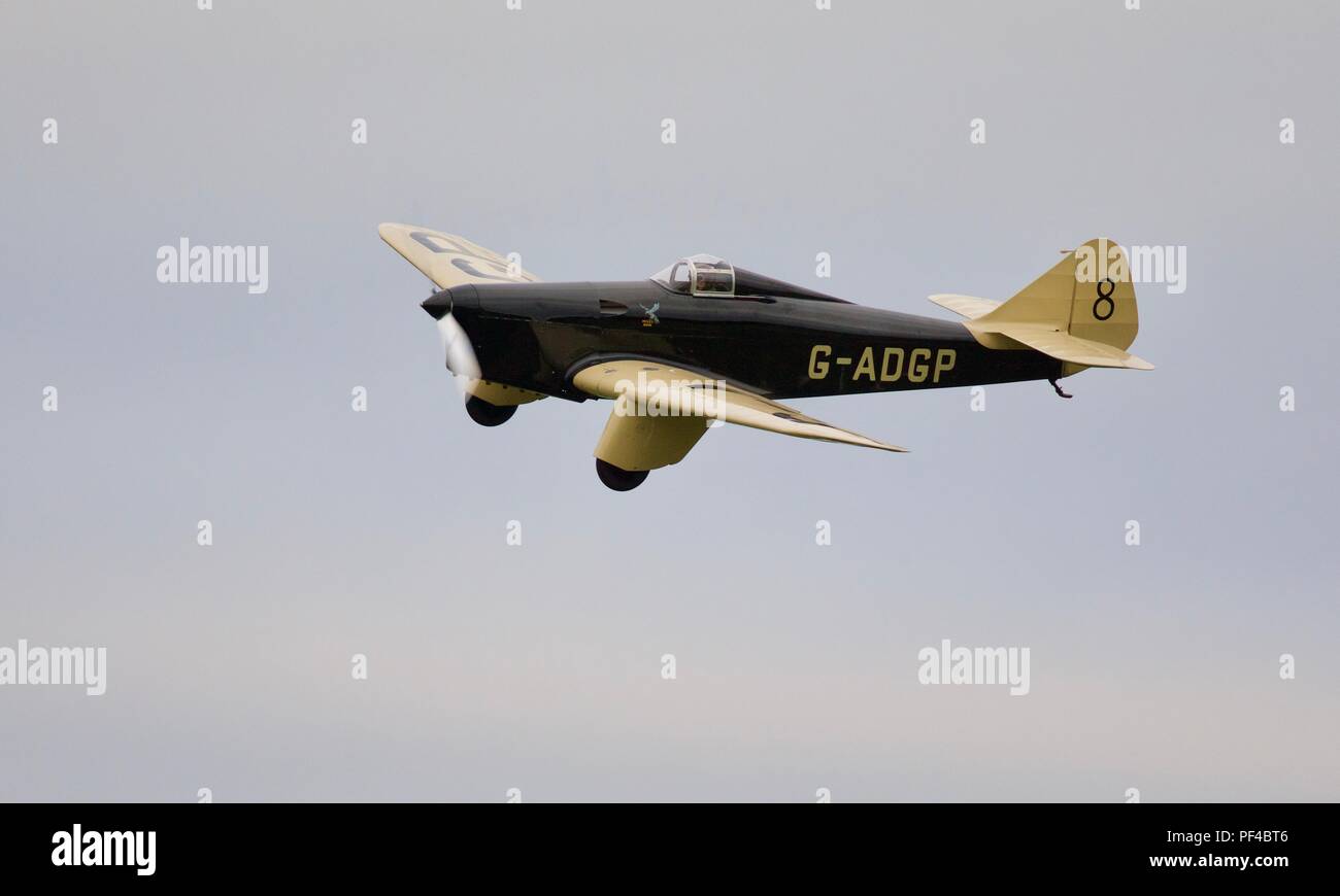 The sole surviving Miles Hawk Speed Six aircraft flying at Shuttleworth ...