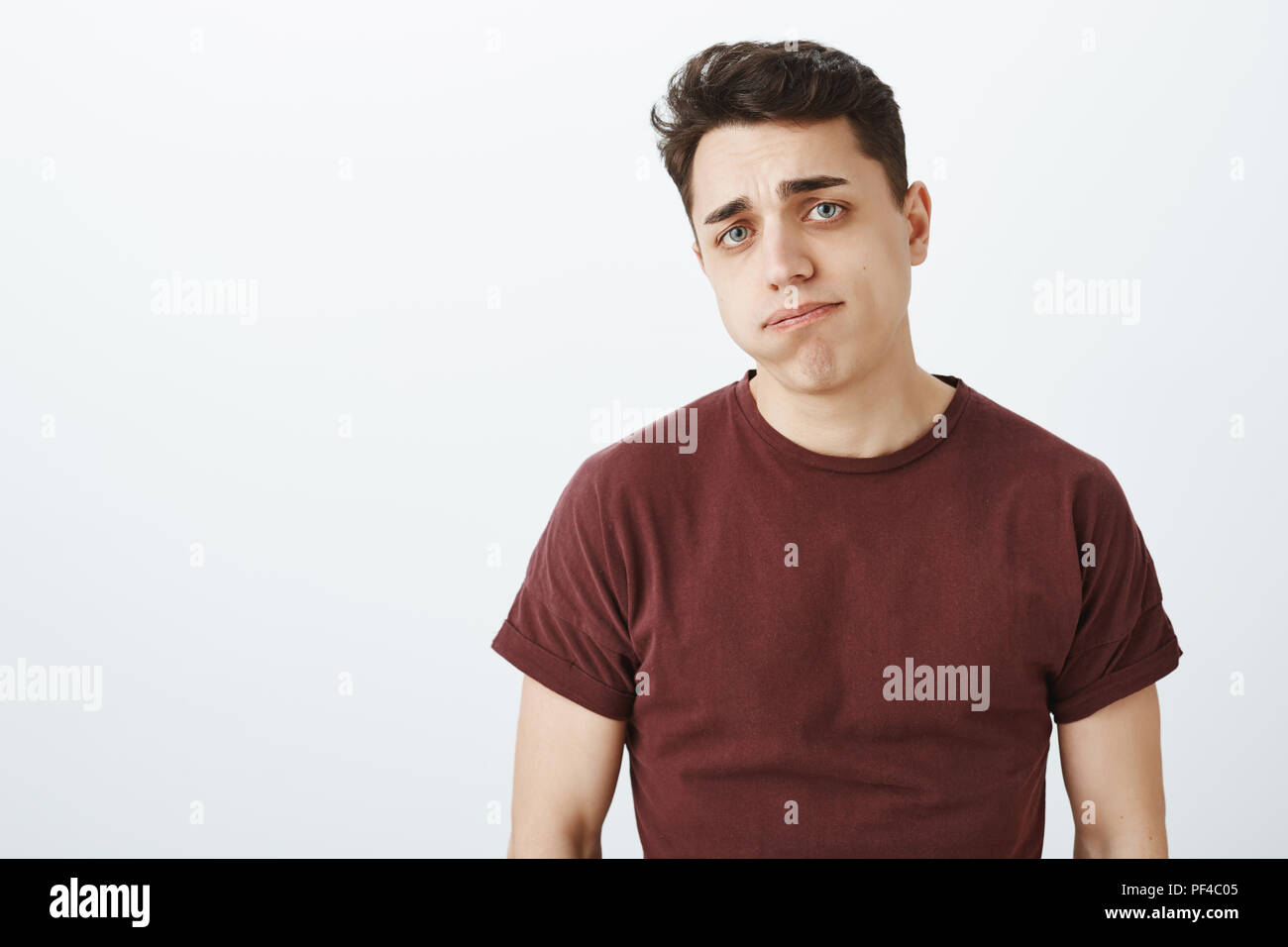 He unimpressed hi-res stock photography and images - Alamy