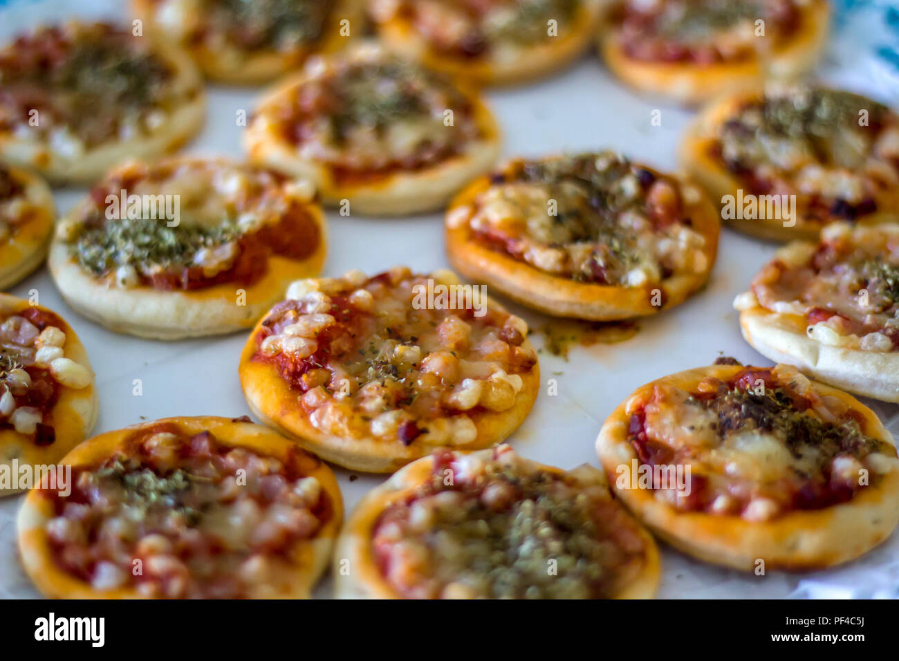 Small pizzas hi-res stock photography and images - Alamy