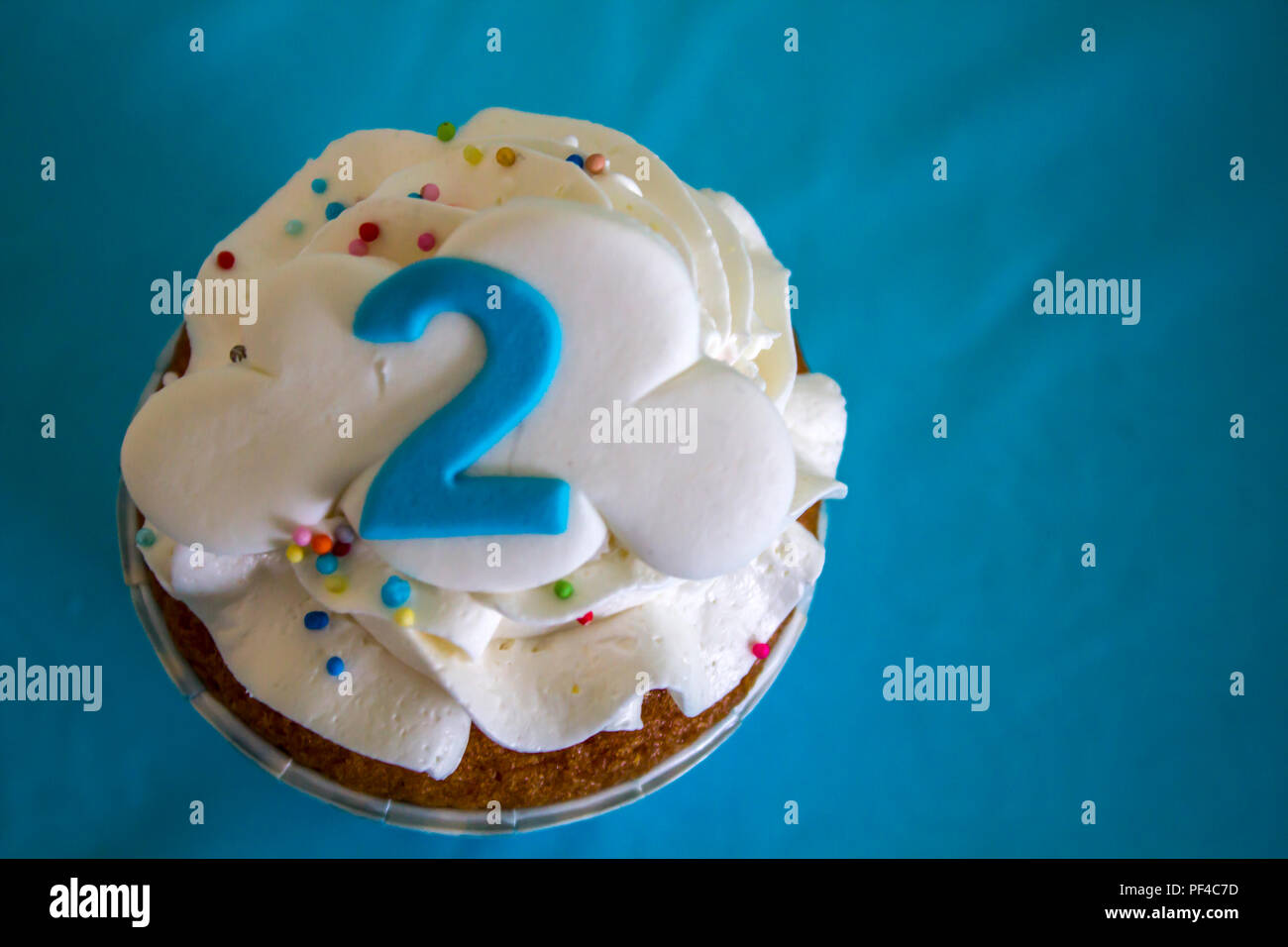 Number Two Cupcake Cake