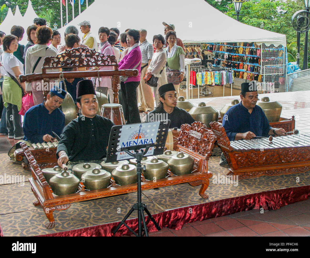 Traditional music at KL Menara tower, Kuala Lumpur, Malaysia Stock ...