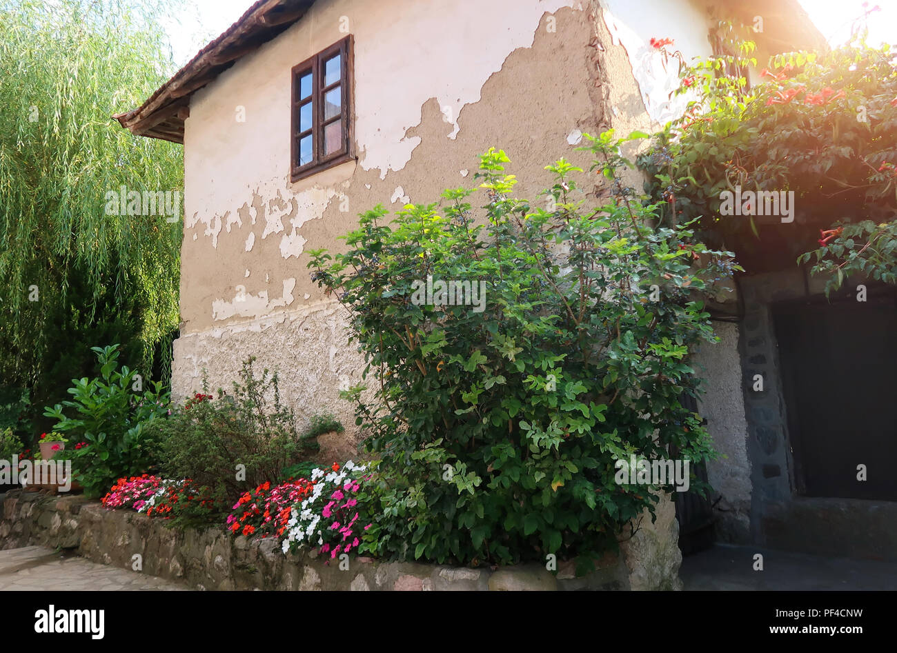 Old traditional Serbian house Stock Photo - Alamy
