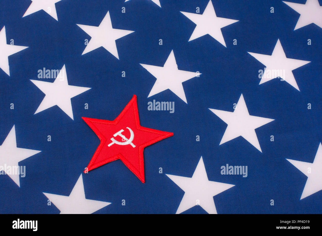 Hammer sickle stars stripes hi-res stock photography and images - Alamy