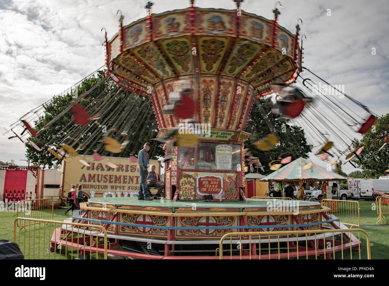 Fair ground roundabout ride hi-res stock photography and images - Alamy