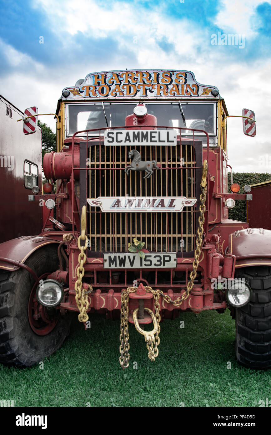 Harris's Fair ground Scammel truck Stock Photo - Alamy