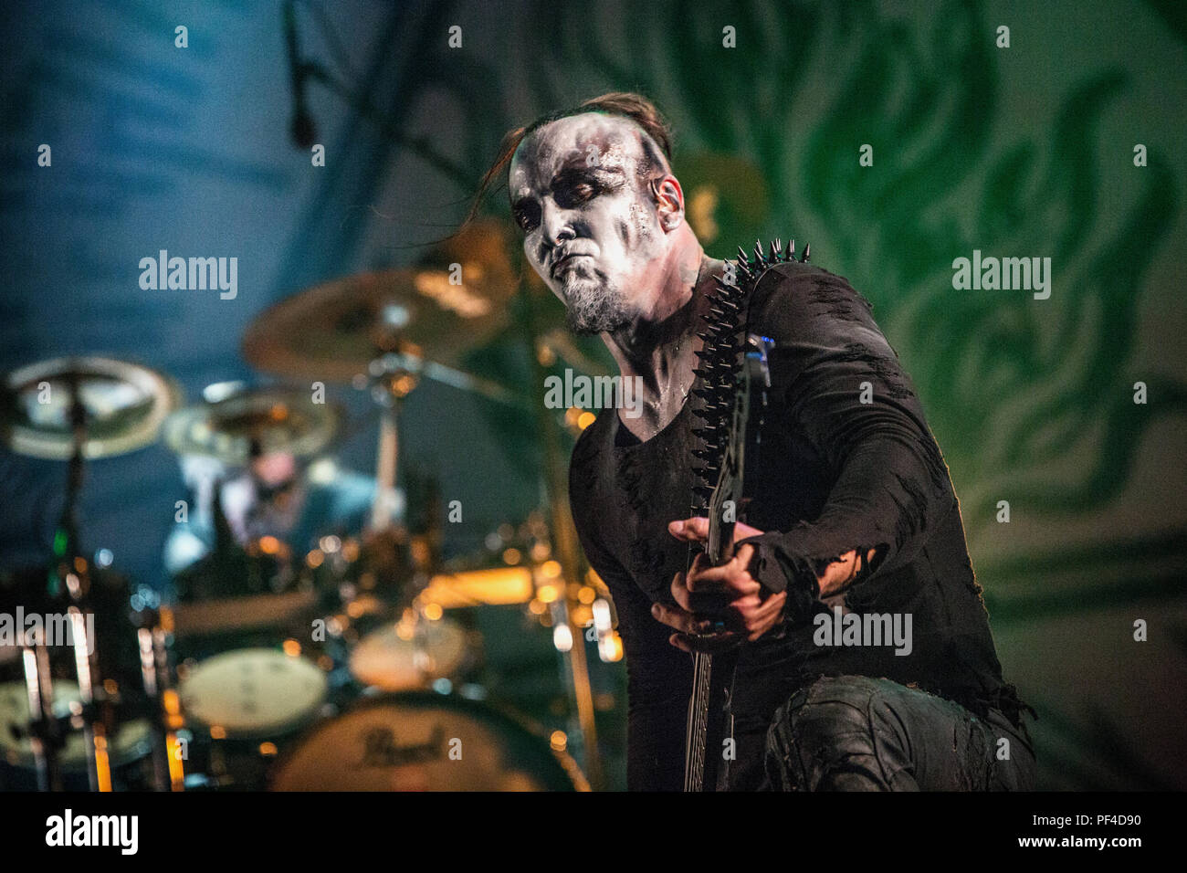 Norway, Oslo - August 09, 2018. The Polish heavy metal band Behemoth ...
