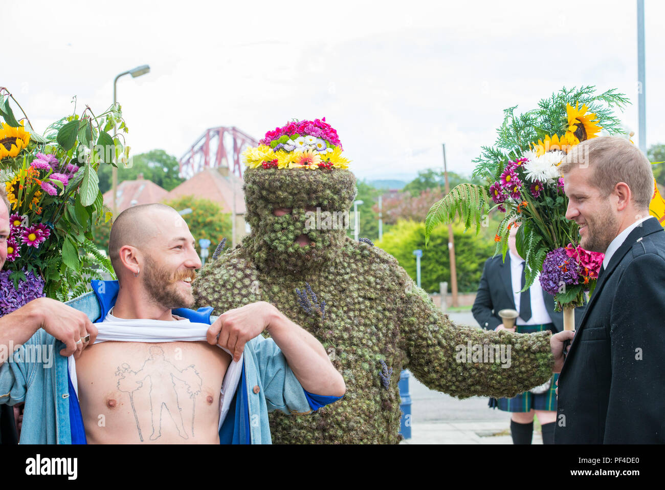 Burry man burry man parade hi-res stock photography and images - Alamy
