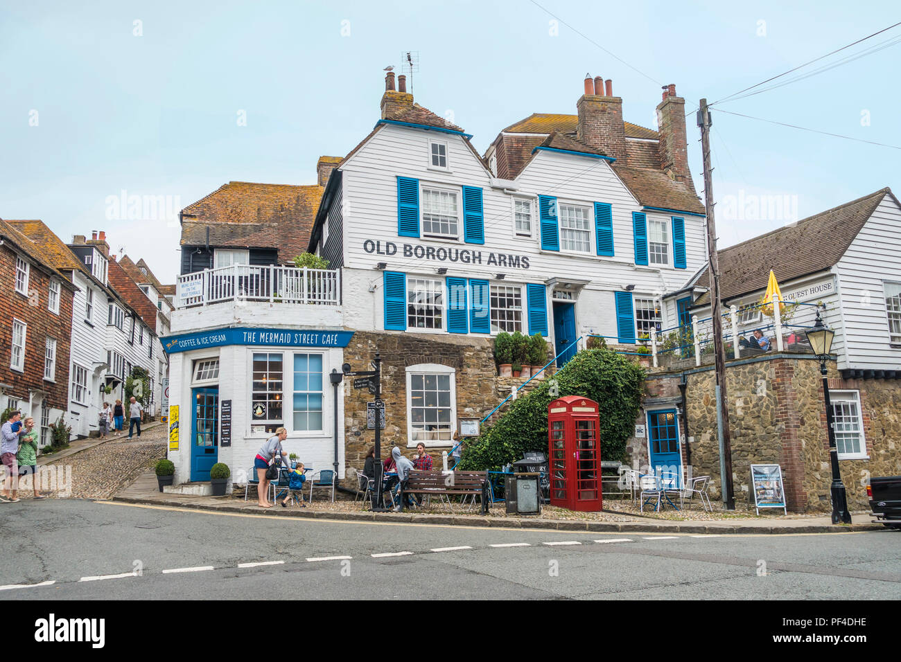 Old Borough Arms,Pub,Mermais Street Cafe,Rye,East Sussex,England,UK ...