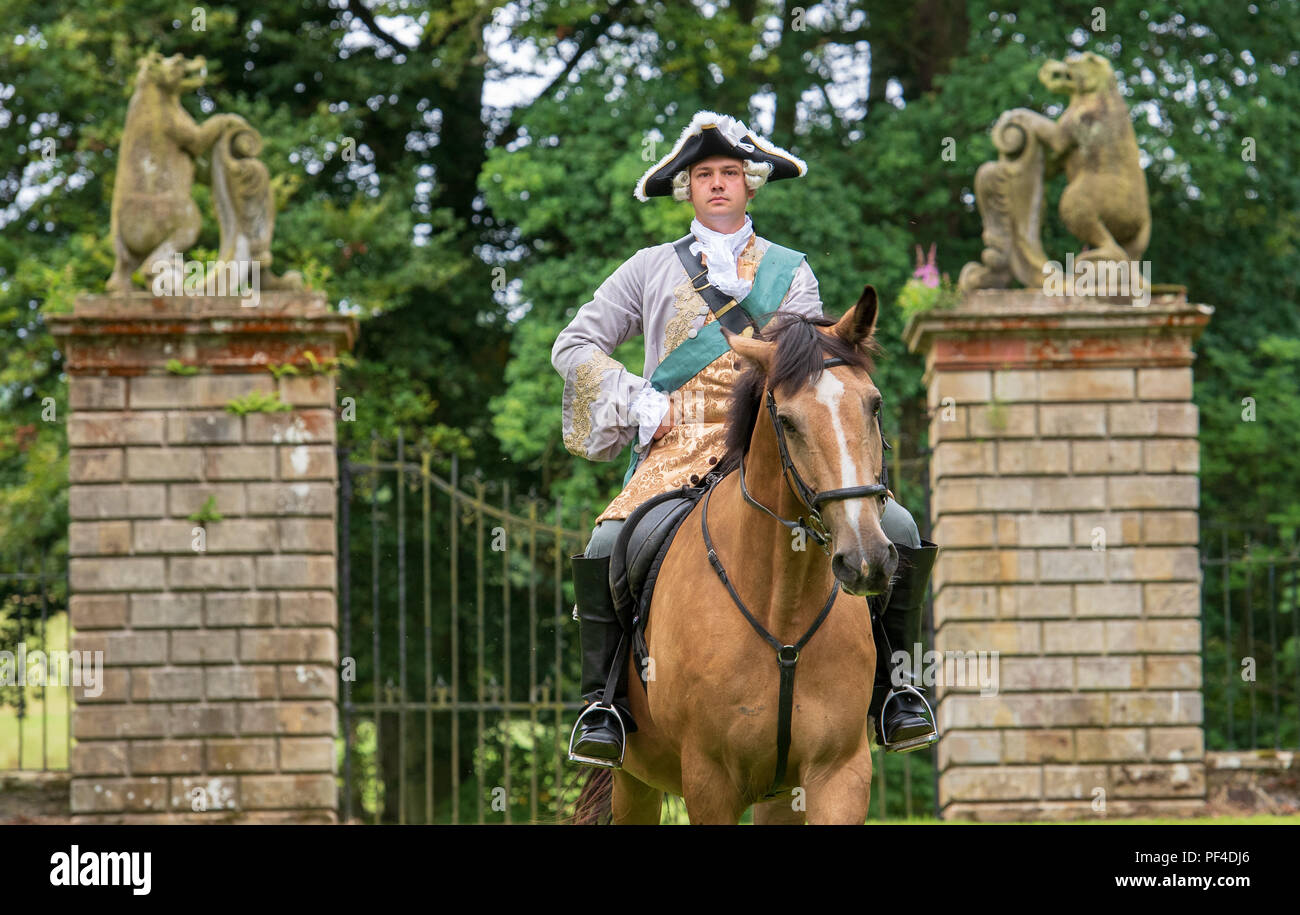 Pictured Reenactor Arran Johnston as Bonnie Prince Charlie Press ...