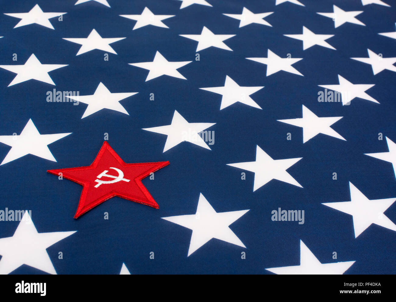 Hammer sickle stars stripes hi-res stock photography and images - Alamy
