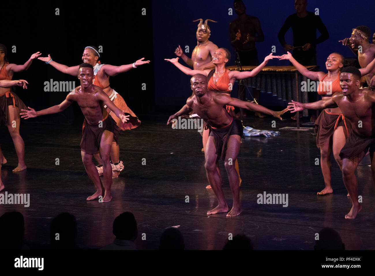 The Mophato Dance Theater from Botswana performed “Borwa: People of the ...