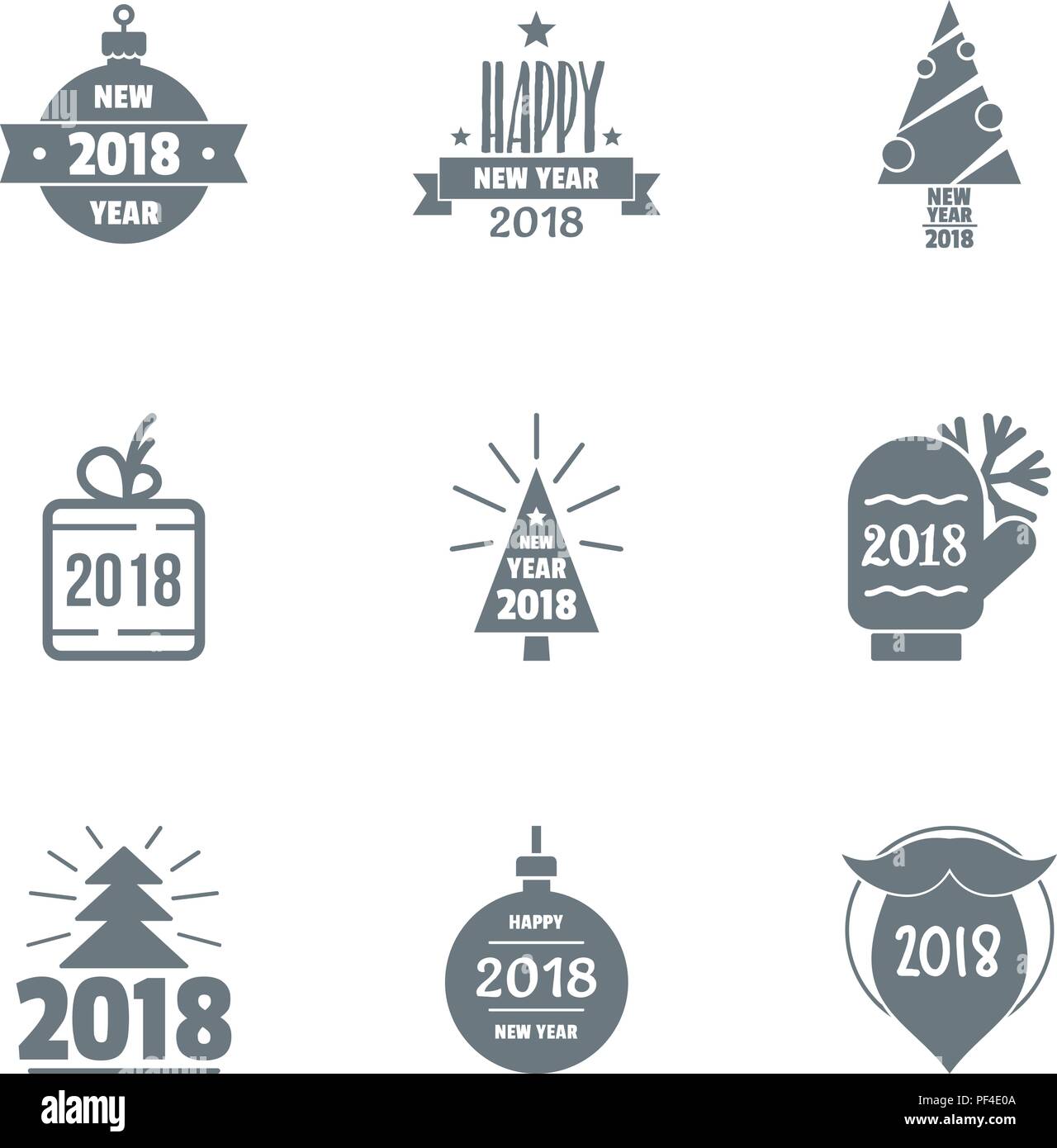 Yearling logo set, simple style Stock Vector Image & Art - Alamy