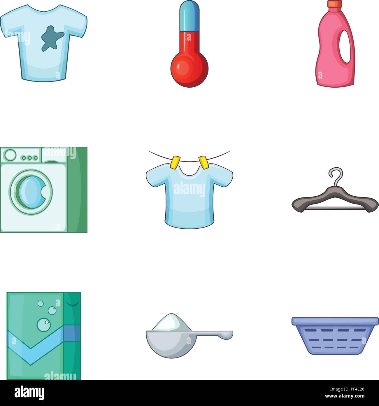 Moisture content icons set, cartoon style Stock Vector Image & Art - Alamy