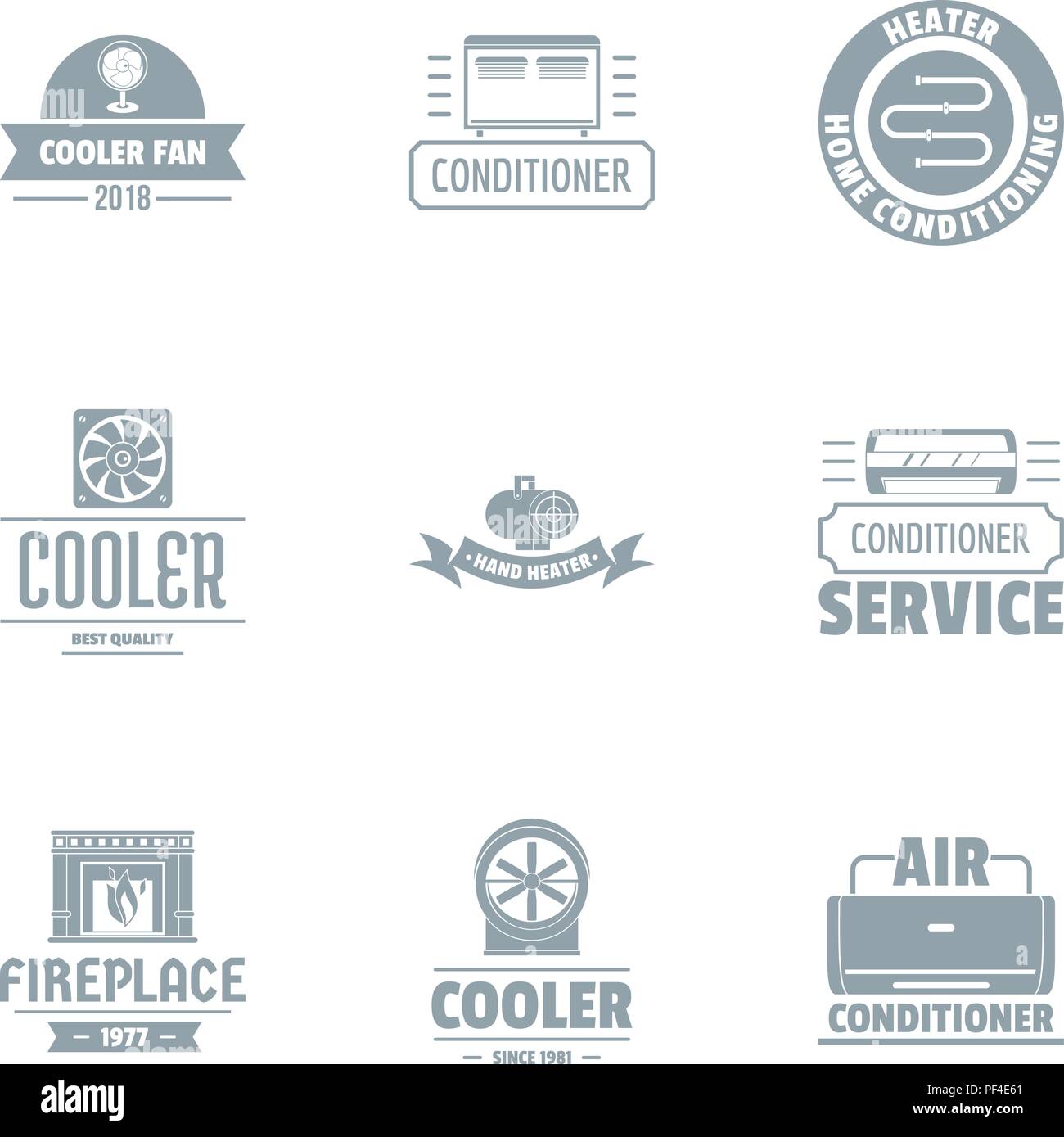 Coolant logo set, simple style Stock Vector Image & Art - Alamy