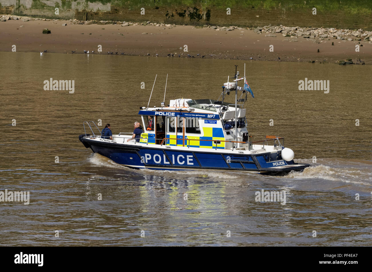 River thames police boat hi-res stock photography and images - Alamy
