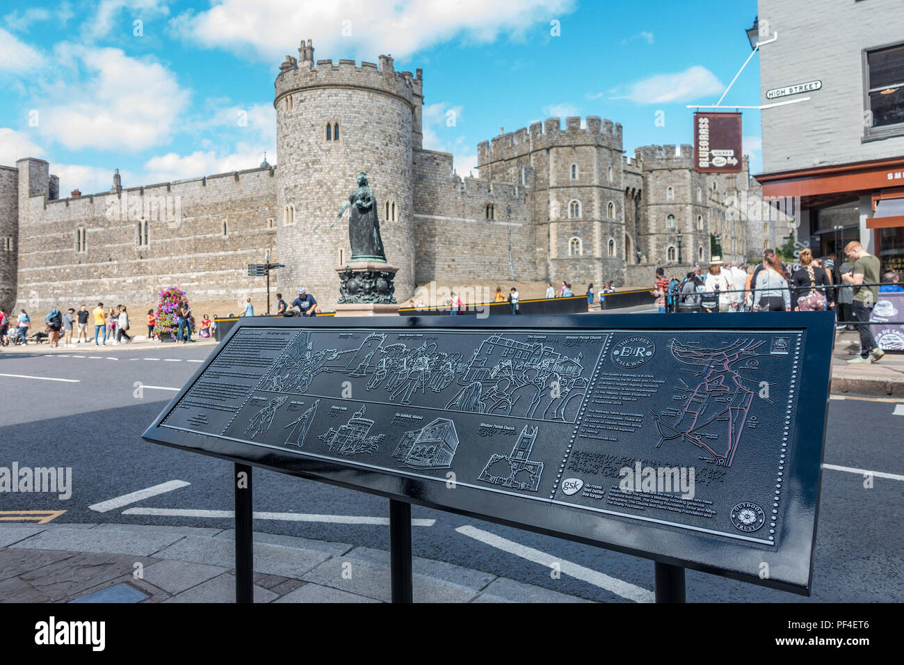 Map of windsor castle hi-res stock photography and images - Alamy