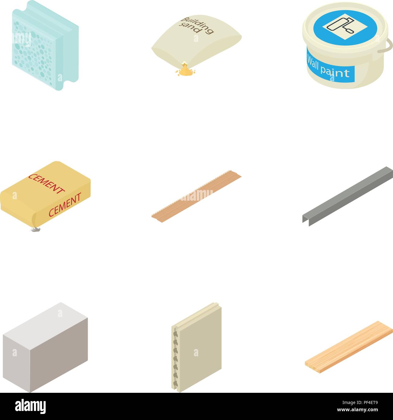 Civil engineering icons set, cartoon style Stock Vector Image & Art - Alamy