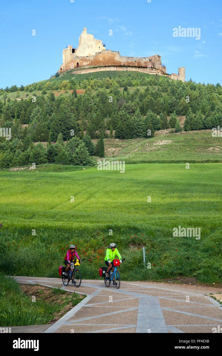 Camino De Santiago Pilgrim Walking High Resolution Stock Photography ...