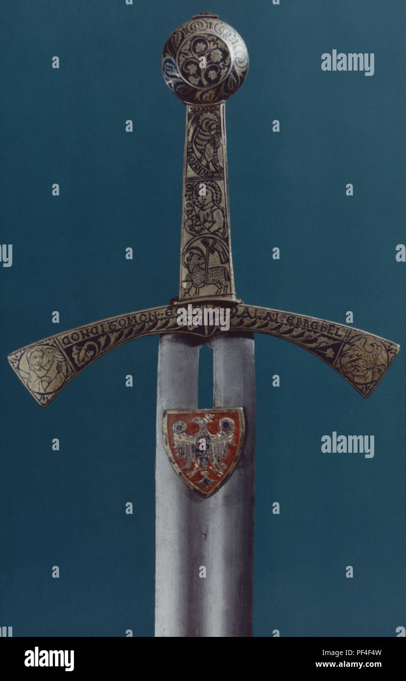 Crown And Sword High Resolution Stock Photography and Images - Alamy