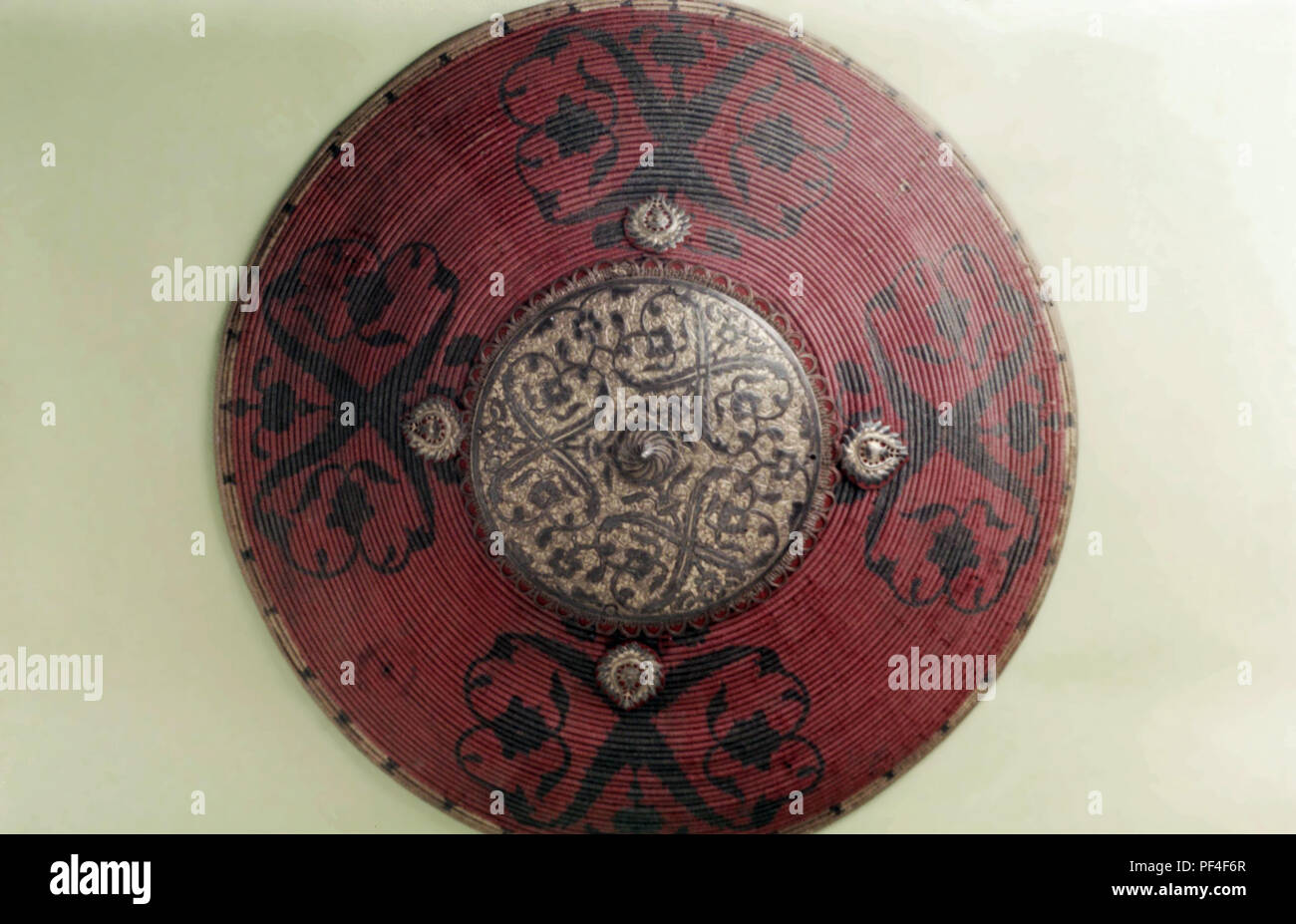 Ottoman shield,Wawel Castle,Crown Treasury,Krakow,Poland Stock Photo ...