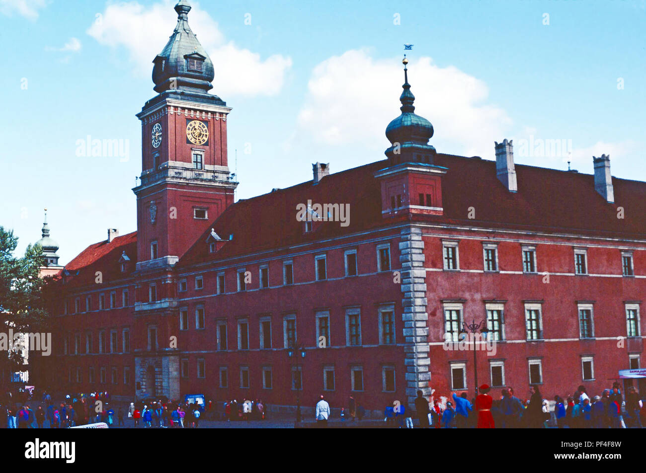Royal Palace on Castle Square,Warsaw,Poland Stock Photo - Alamy