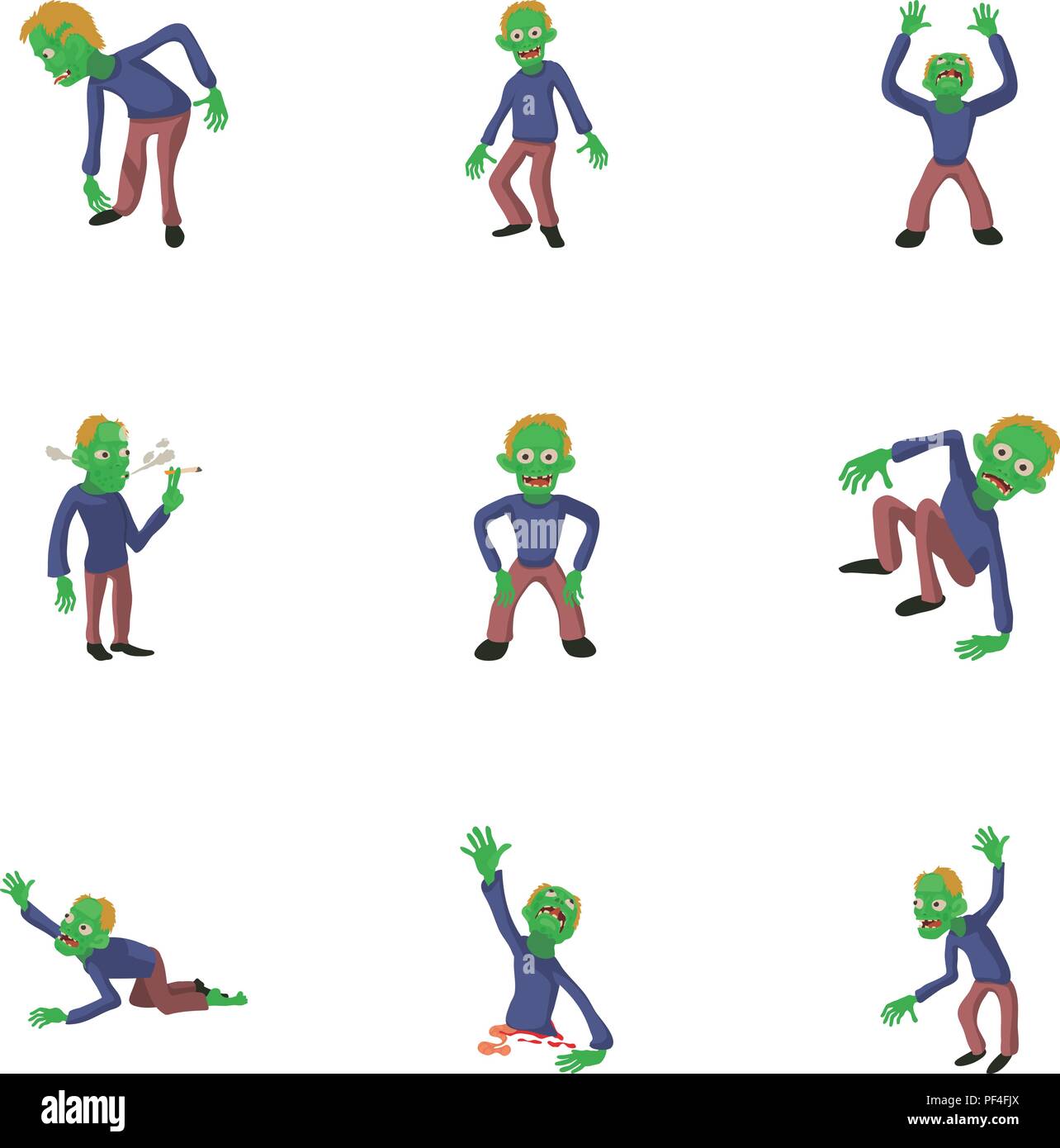 Hellraiser icons set, cartoon style Stock Vector Image & Art - Alamy