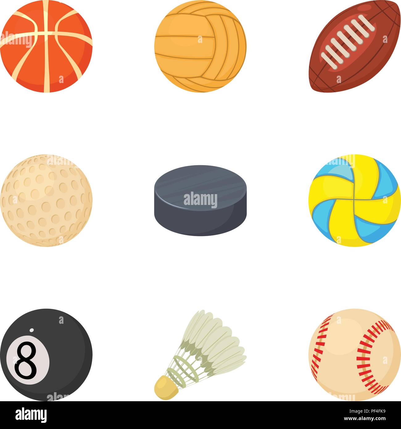 Game thing icons set, cartoon style Stock Vector Image & Art - Alamy