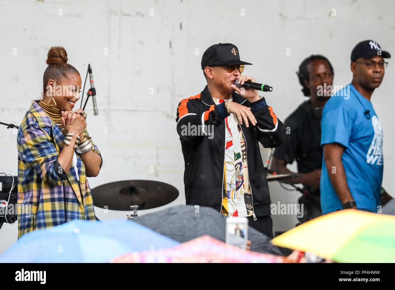 New York, USA. 18 August 2018. Janet Jackson & Daddy Yankee Celebrate ...