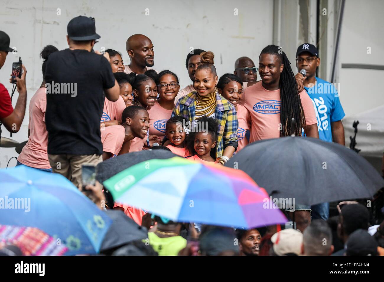 New York, USA. 18 August 2018. Janet Jackson celebrates 'Made For Now ...