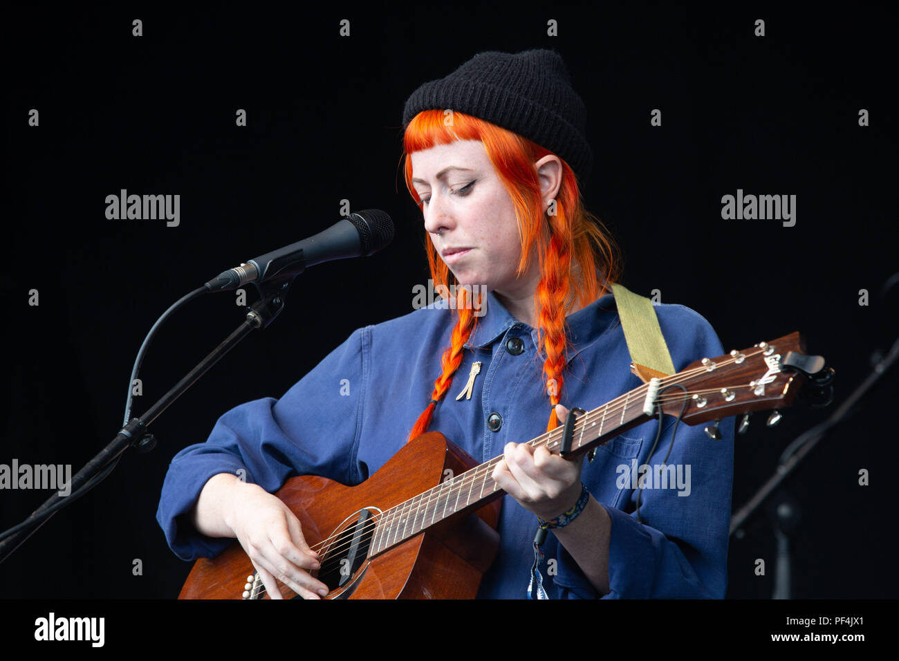 Singer-songwriter Shannon Lay on the Walled Garden Stage. Day Two of ...