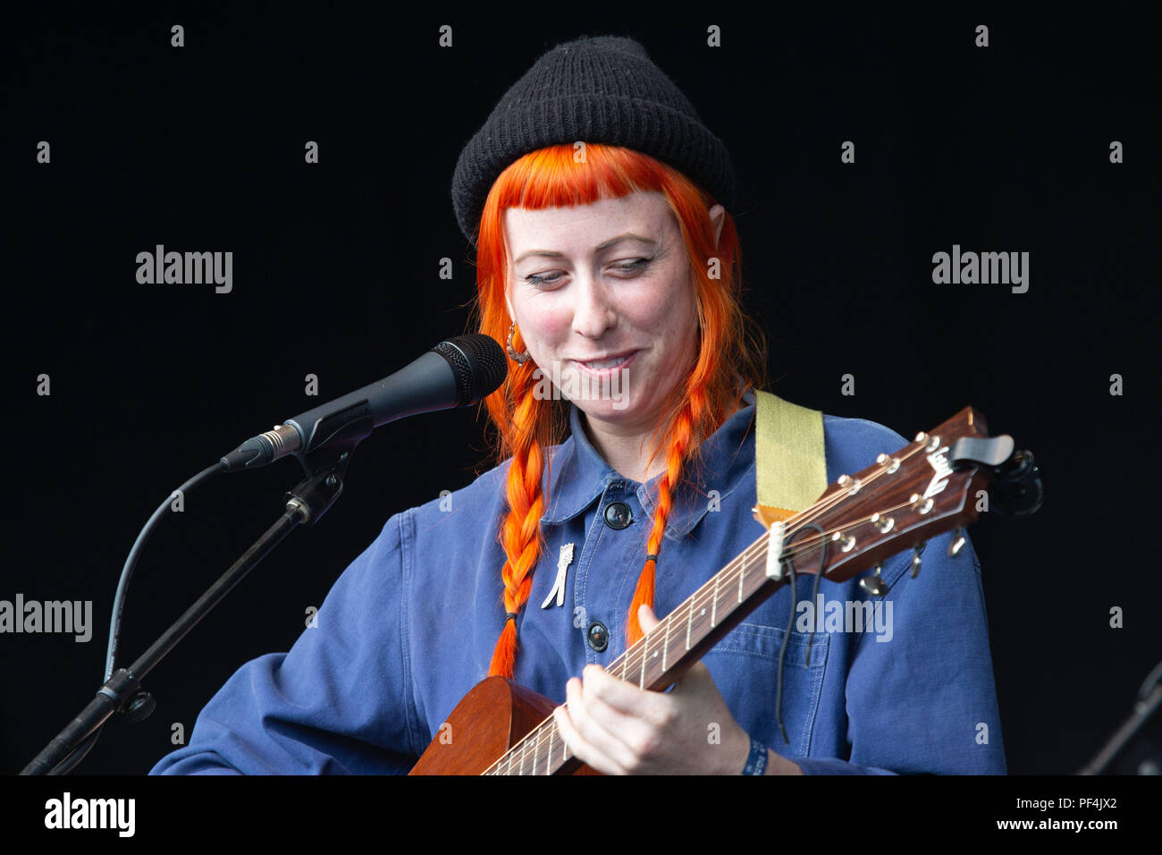 Singer-songwriter Shannon Lay on the Walled Garden Stage. Day Two of ...