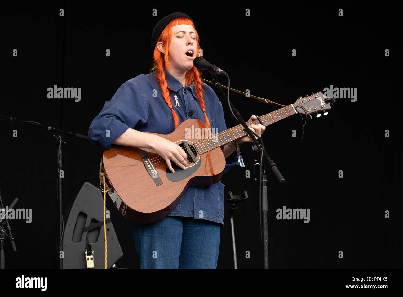 Singer-songwriter Shannon Lay on the Walled Garden Stage. Day Two of ...