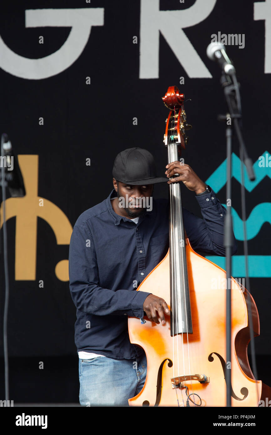 DANIEL CASIMIR, NUBYA GARCIA, CONCERT, 2018: The Nubya Garcia Band's ...