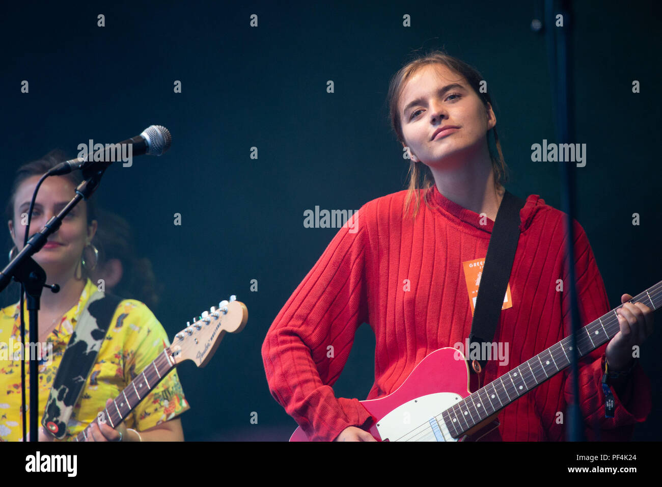 Girl playing with goat hi-res stock photography and images - Alamy