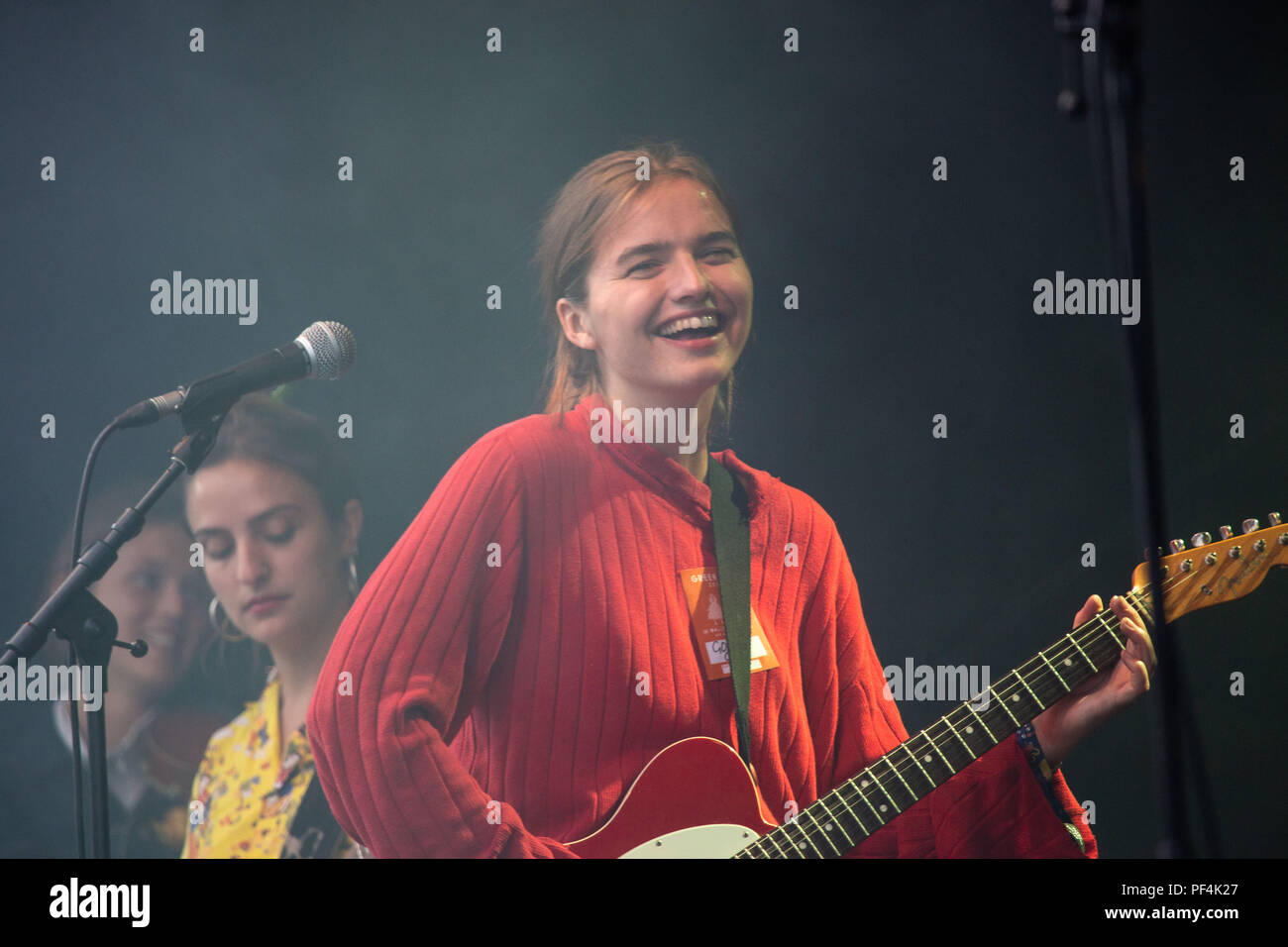 Glanusk Park, Brecon, Wales, 18th August 2018. Day Two of the Green Man ...