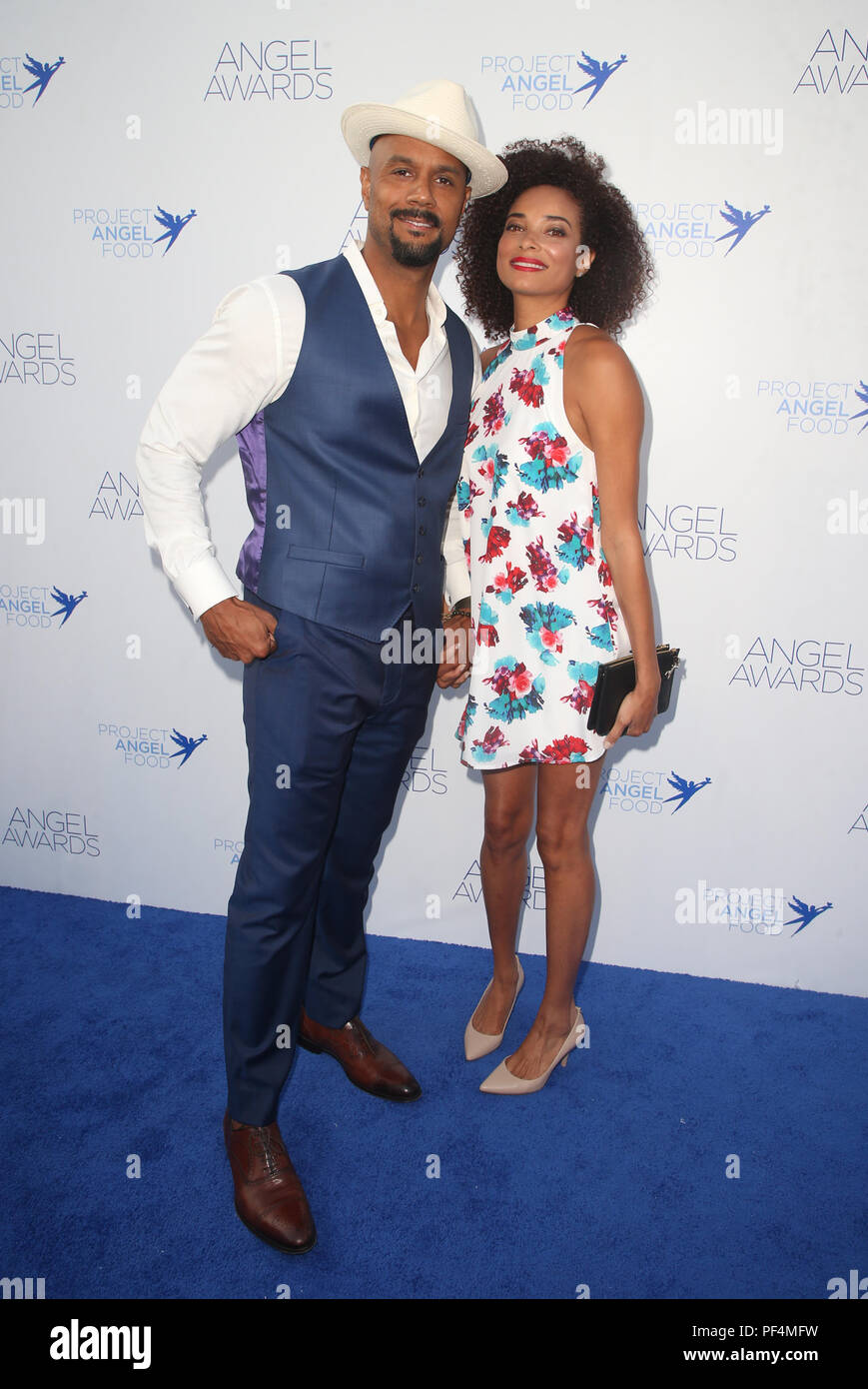 Los Angeles, Ca, USA. 18th Aug, 2018. Rochelle Aytes, CJ Lindsey ...
