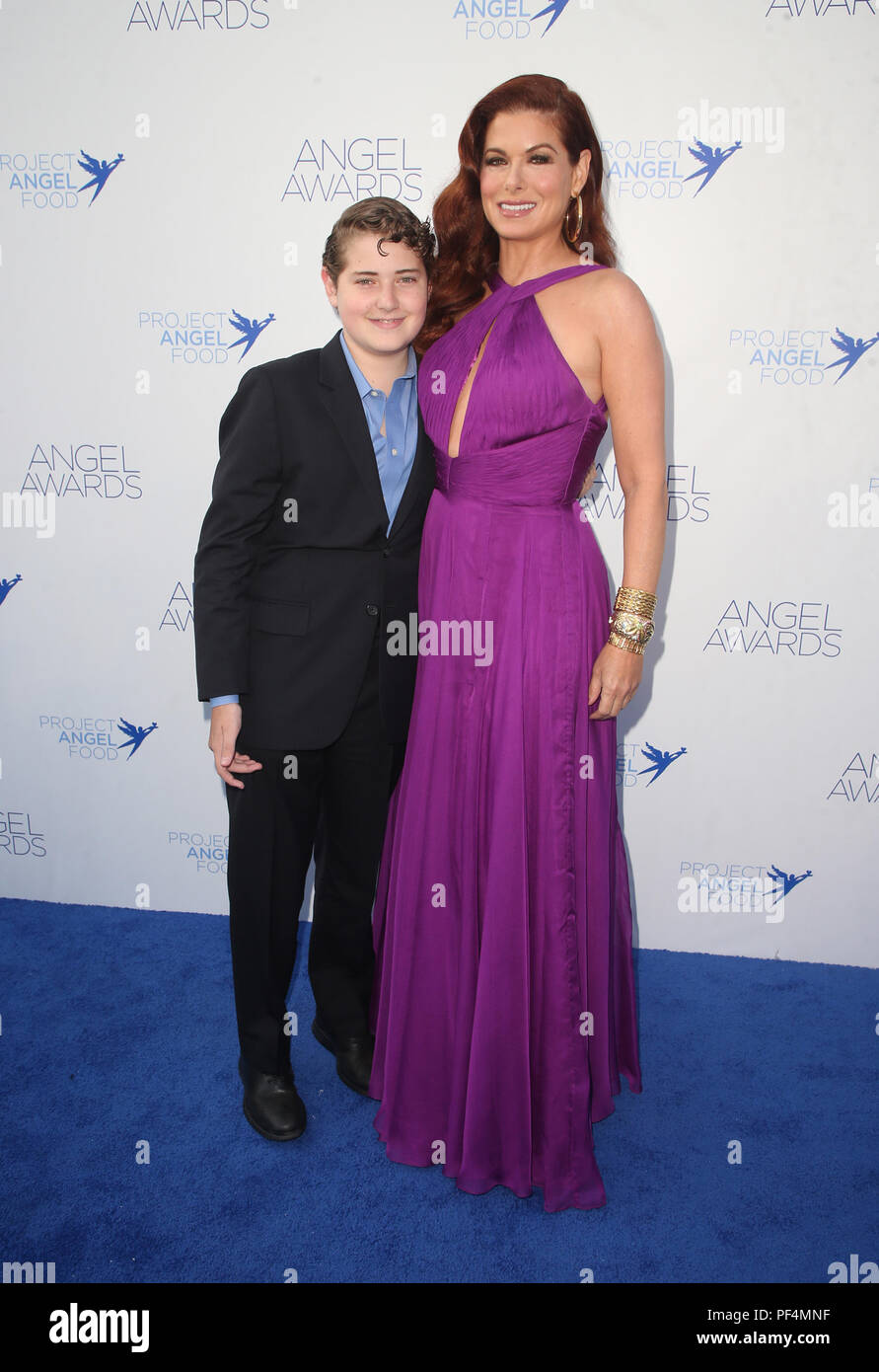 18 August 2018- Los Angeles, California - Debra Messing, Roman Walker ...