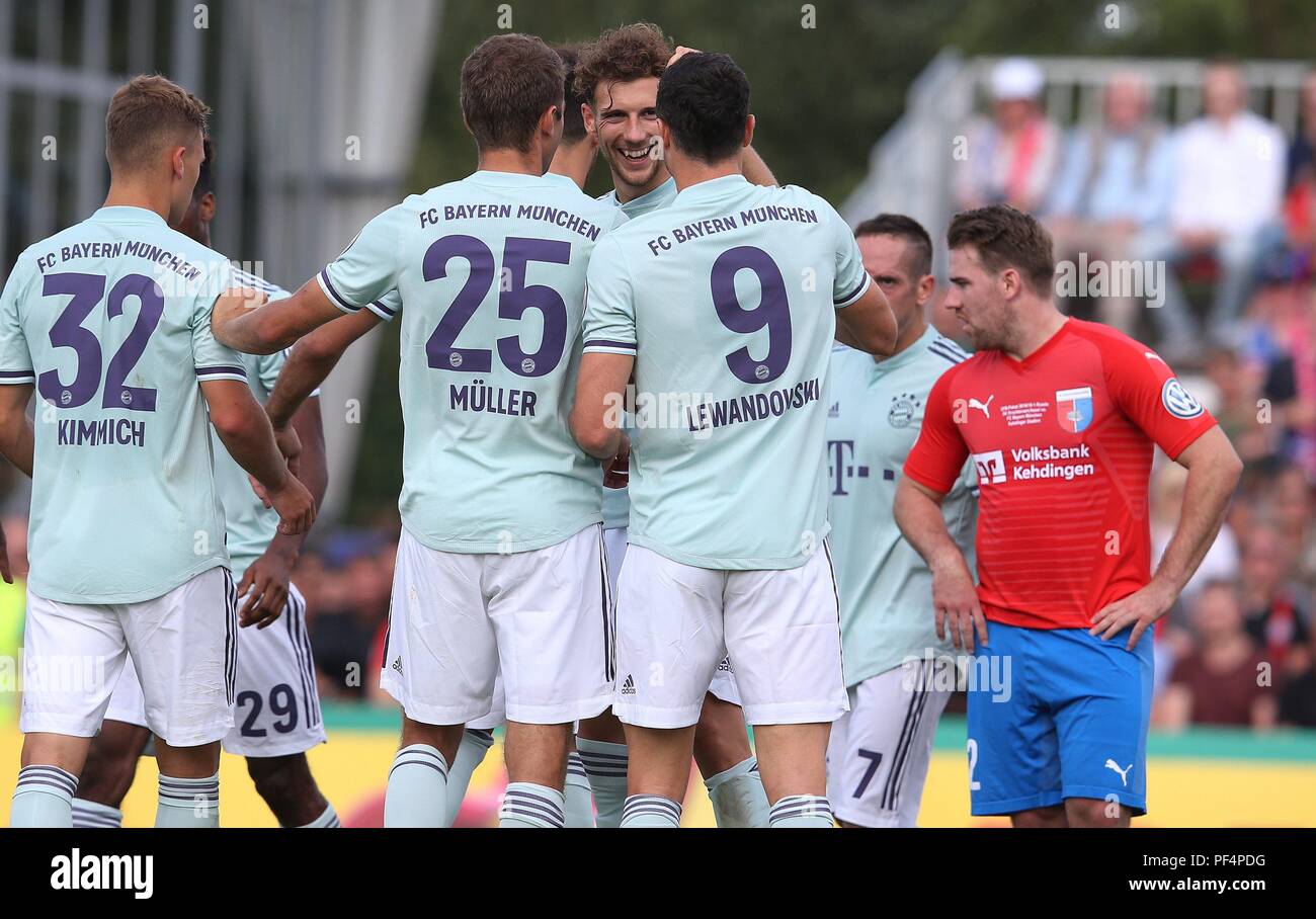 Drochtersen, Germany. 18th Aug, 2018. firo: 18.08.2018, Football, 1 ...