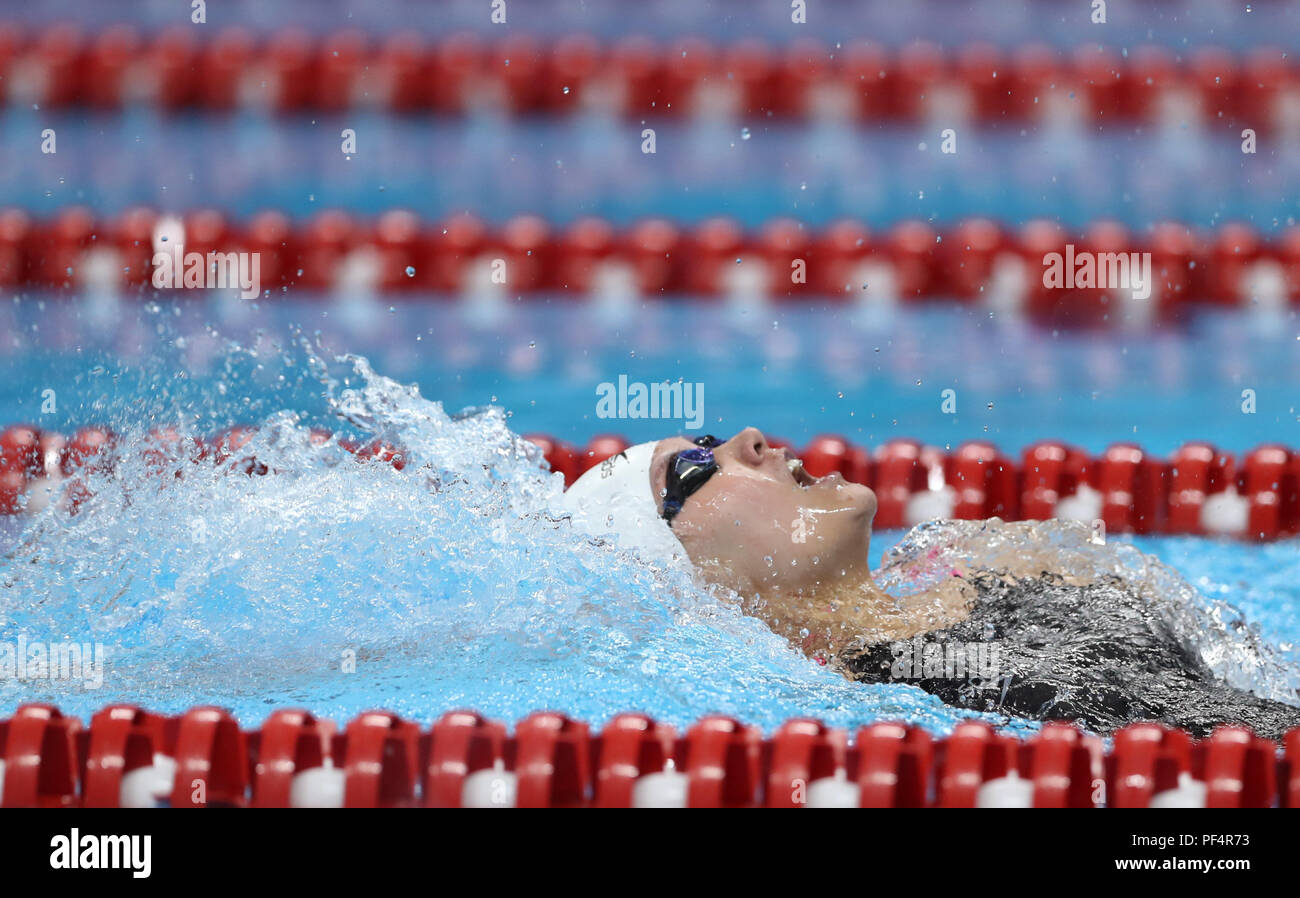 Jakarta, Indonesia. 19th Aug, 2018. Liu Yaxin of China competes during ...