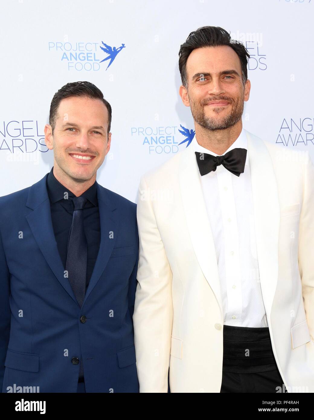 Los Angeles, CA, USA. 18th Aug, 2018. Jason Landau, Cheyenne Jackson at ...