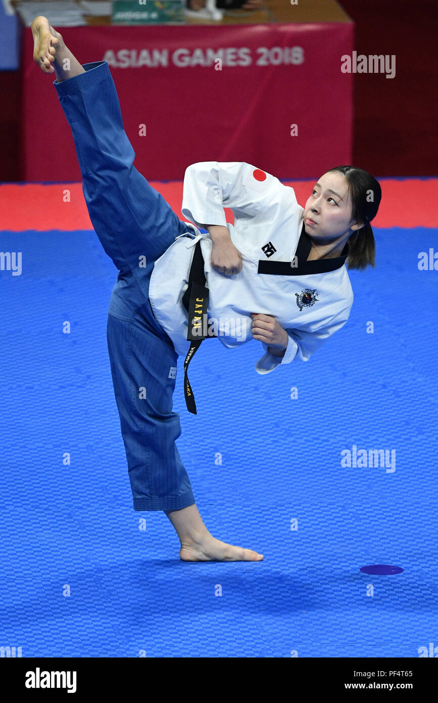 Jakarta, Indonesia. Credit: MATSUO. 19th Aug, 2018. Mana Umehara (JPN ...