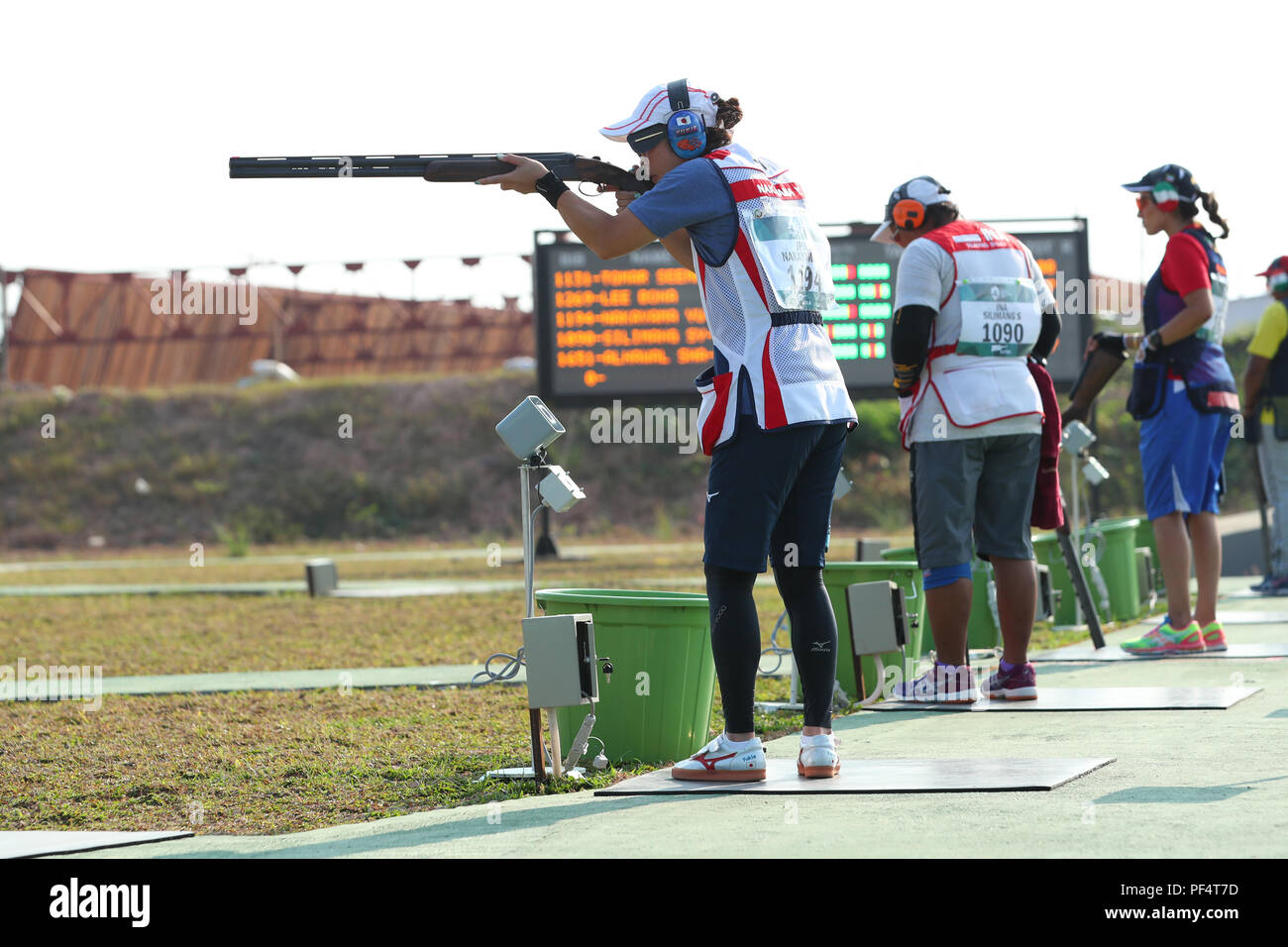 Palembang, Indonesia. 19th Aug, 2018. Yukie Nakayama (JPN) Shooting ...