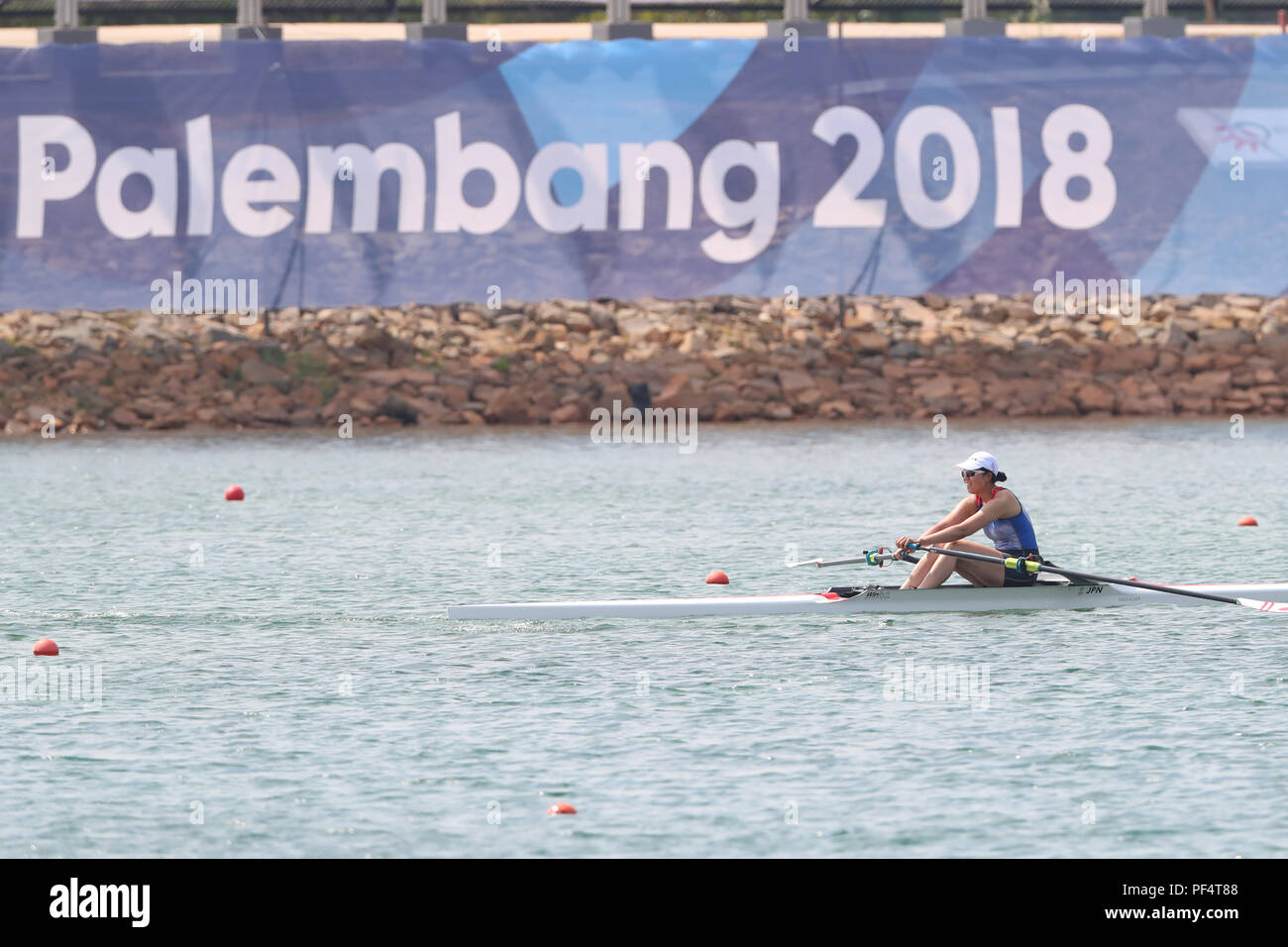 Palembang, Indonesia. 19th Aug, 2018. Haruna Sakakibara (JPN) Rowing ...